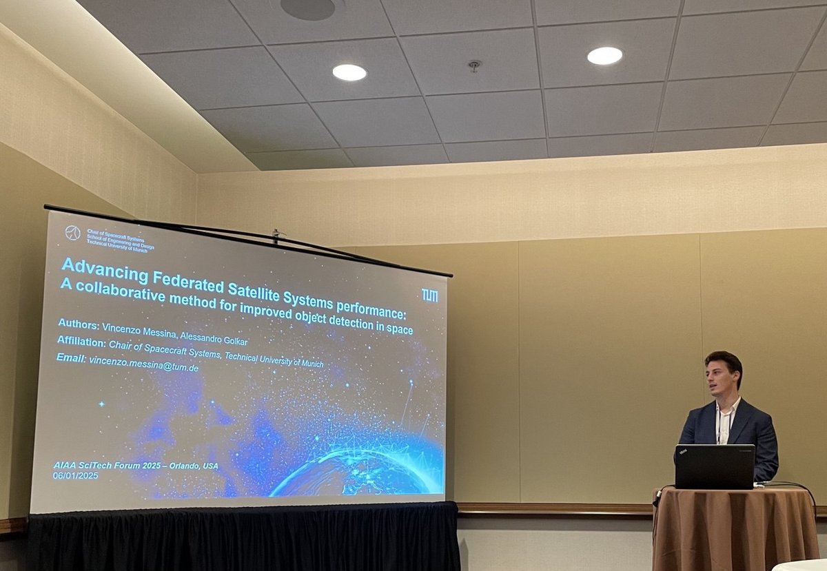 Presentation at AIAA SciTech Forum Orlando 2025 - Spacecraft Systems